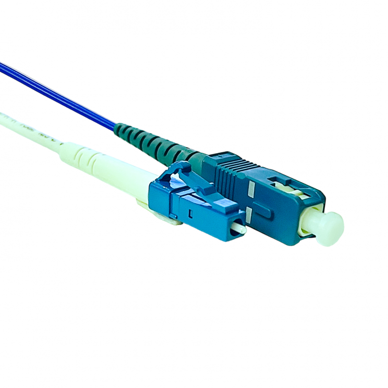 Cordão Óptico Simplex 9/125 Monomodo SC-PC/ LC-PC 5M Cordão Óptico Simplex 9/125 Monomodo SC-PC/ LC-PC 5M